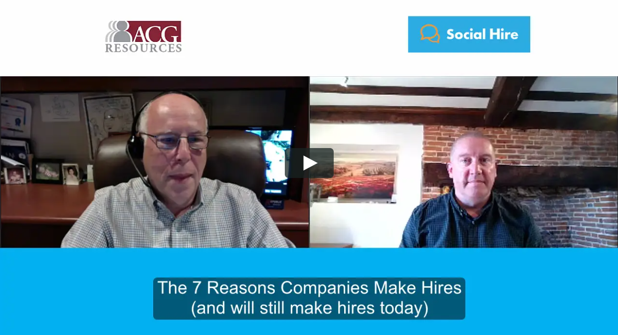 The 7 Reasons Companies Make Hires (and Will Still Make Hires Today ...